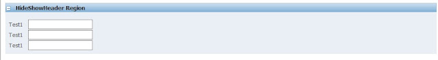 Oracle Application Framework: Different Regions / Layouts in OAF