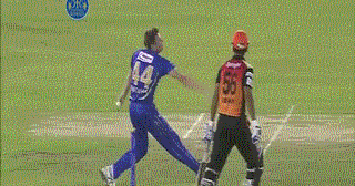 GIF of the day: How to run yourself out successfully ~ The Cricket Nerd