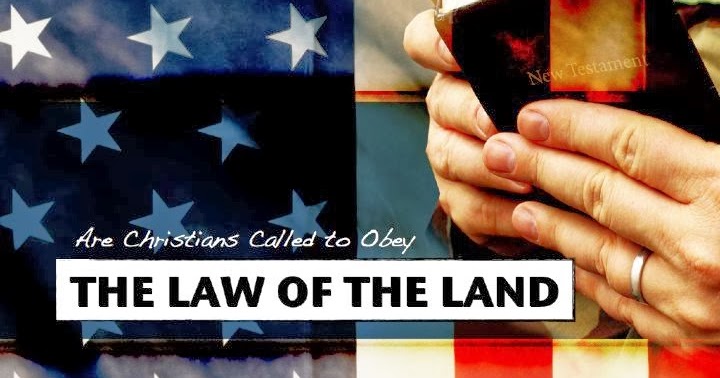 Jason Stewart: Are Christians called to obey the "Law of the Land"