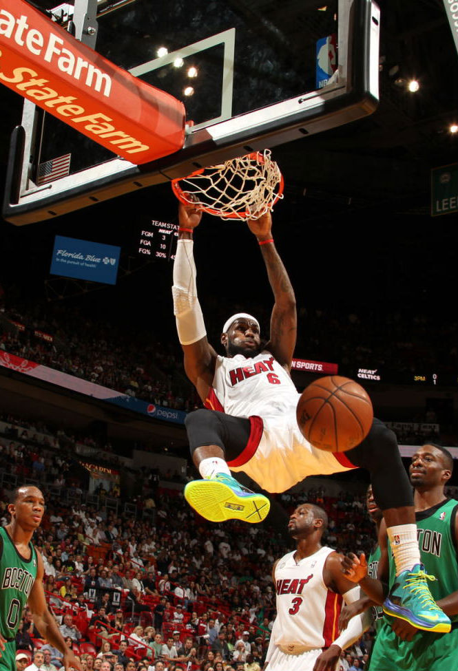NWK to MIA: LeBron James Was Rocking Some HEAT Last Night As He Debuts ...