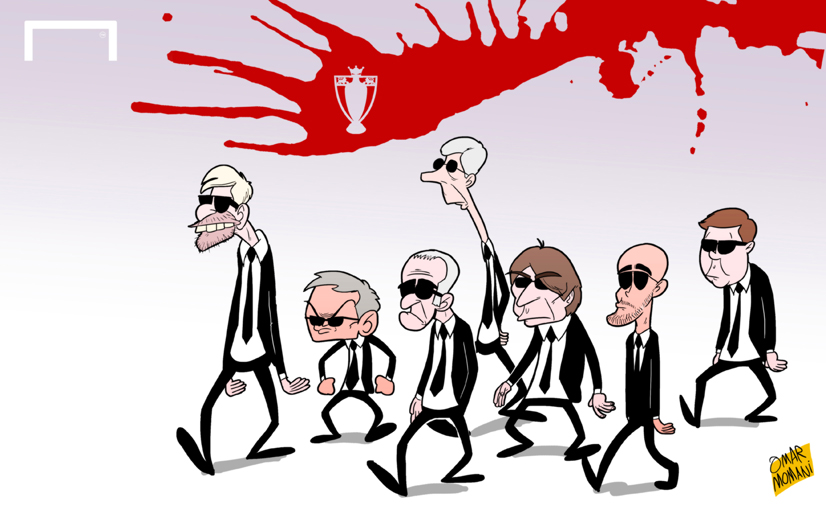 Omar Momani cartoons: The Premier League managers cast Reservoir Dogs