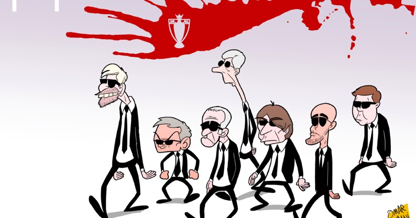 Omar Momani cartoons: The Premier League managers cast Reservoir Dogs
