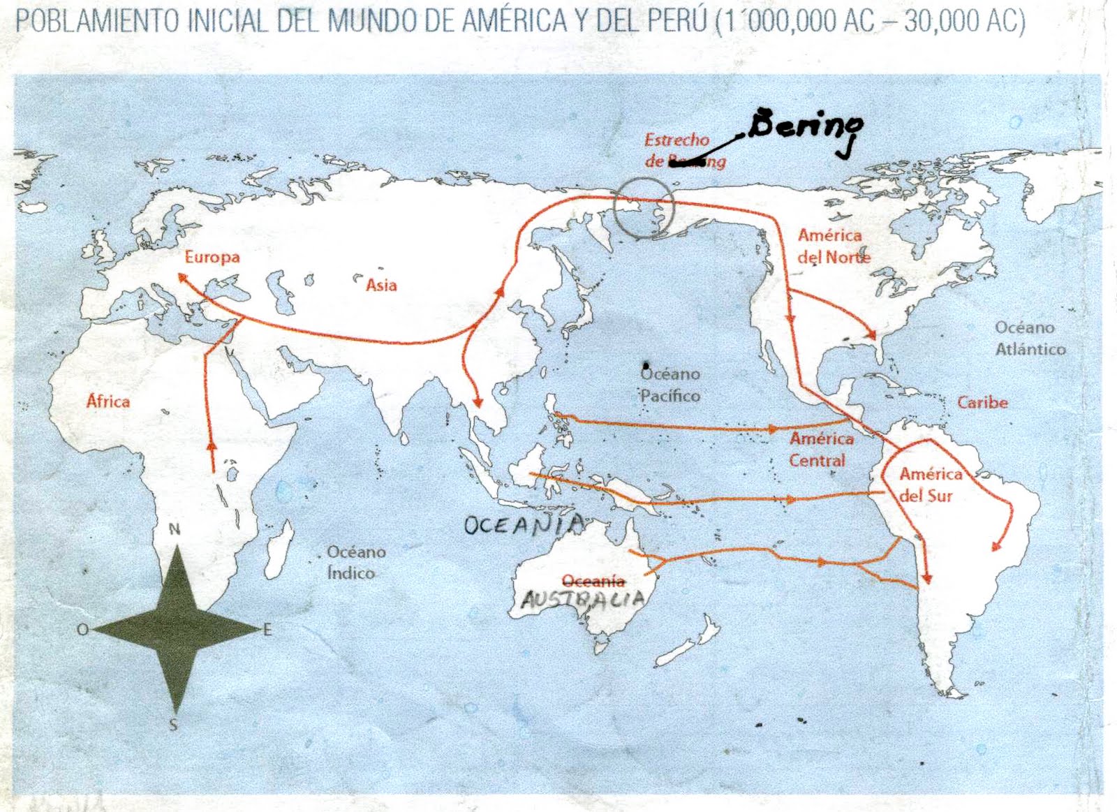 BLOG DEL CONSEJO POR LA PAZ: Poblamiento Inicial del mundo de América y ...