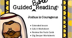 Joshua Guided Reading Pack | Bible Fun For Kids