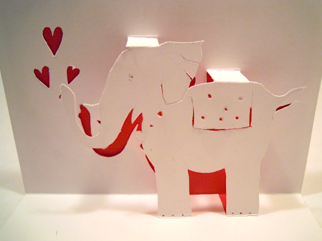 An Elephant a Day: Elephant No. 134: Pop-Up Card