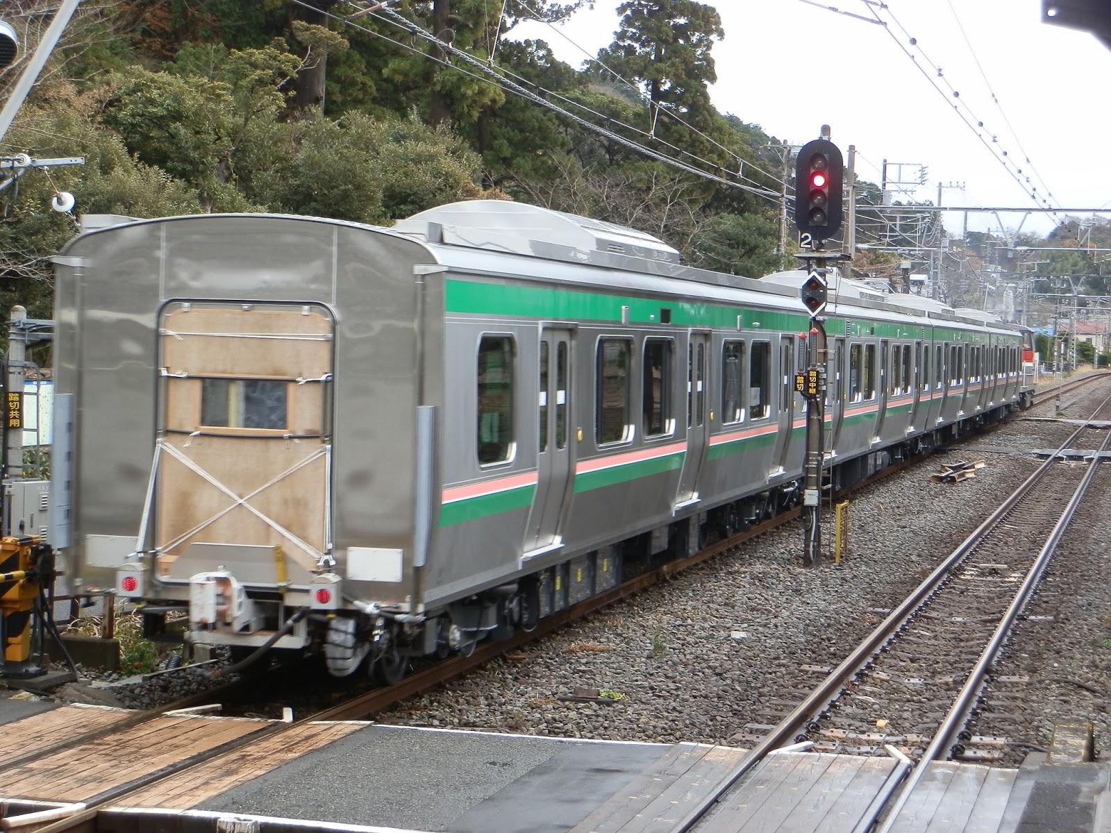 小田急沿線住み鉄道ファン日記: 東日本旅客鉄道E721系1000番台（仙セン）の甲種輸送を撮影する ～中間車両編～