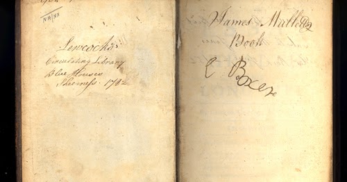 Patrick Spedding: Lewcock's Circulating Library, 1782