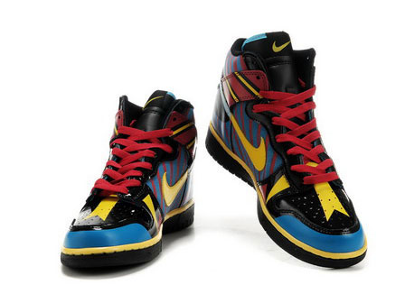 Nike Dunk Rainbow High Medal Dark Red Dark Purple Blue Yellow | Rainbow ...