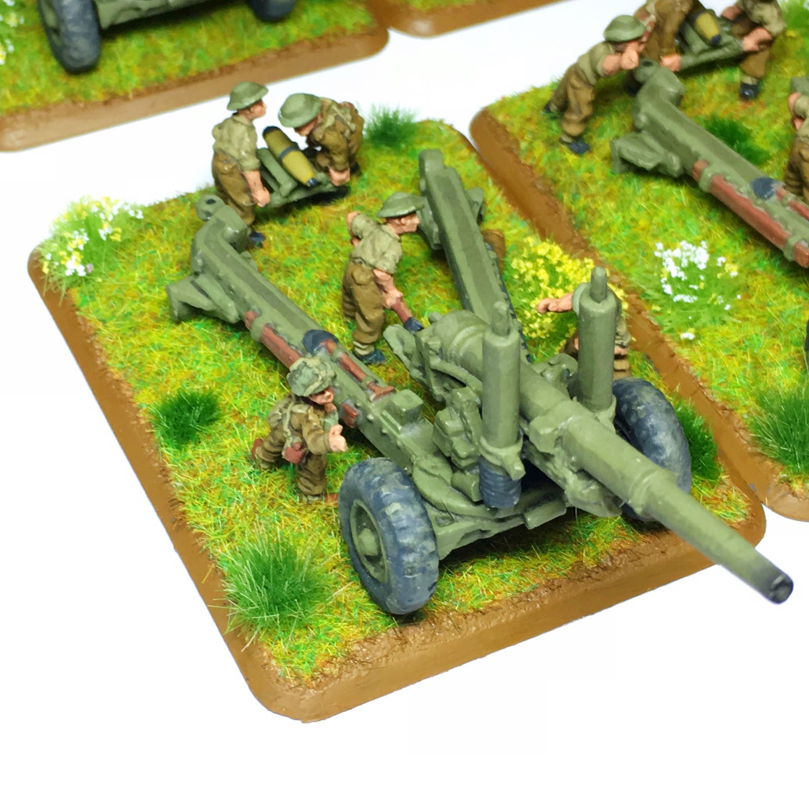 Mad Tin Hatter!: AHPC - 2nd entry, British 5.5" Medium Guns Finished!