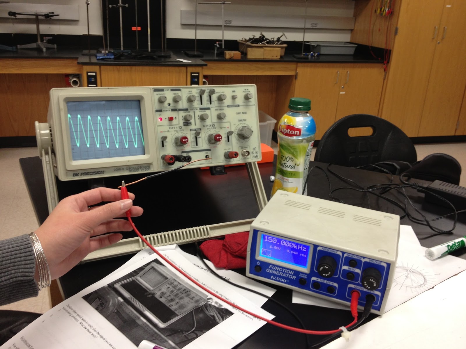 Physics 4C csoemardy: Experiment 6: Electromagnetic Radiation Lab