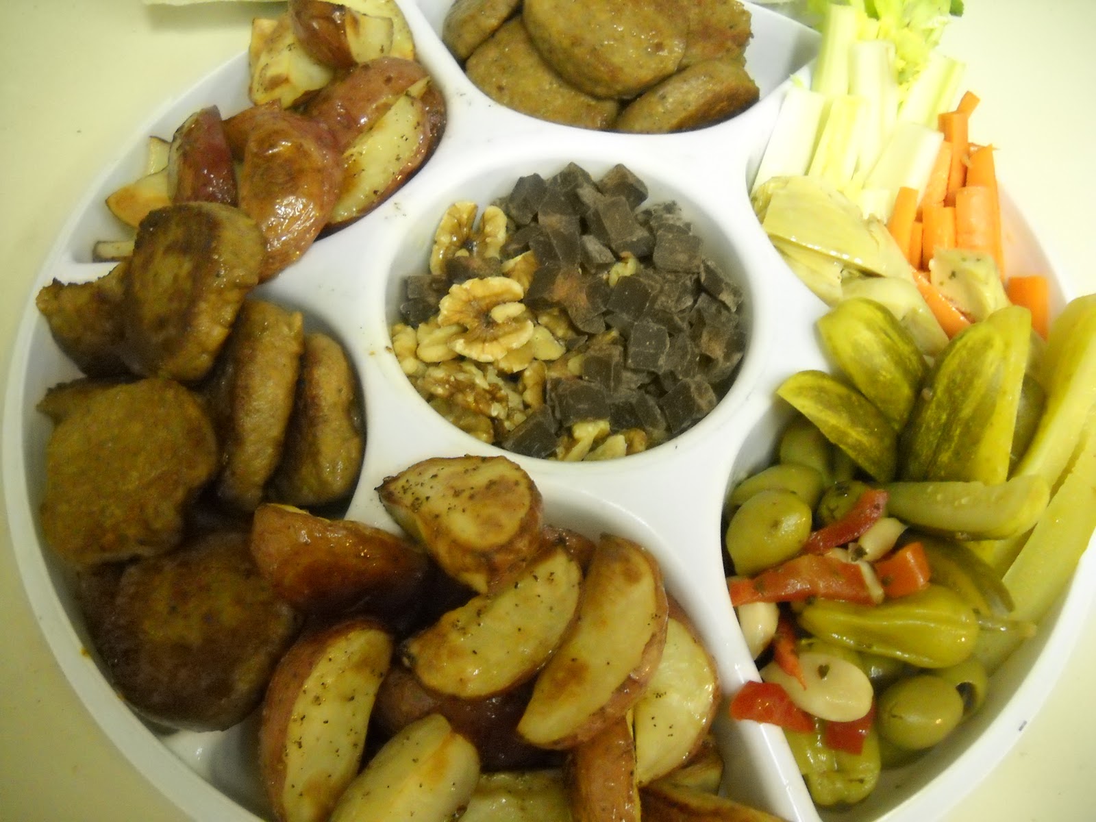 Blessed Vegan Life: Royal Platter (with soy)