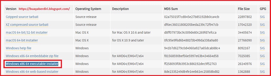 Cara menginstall Python di Windows 10