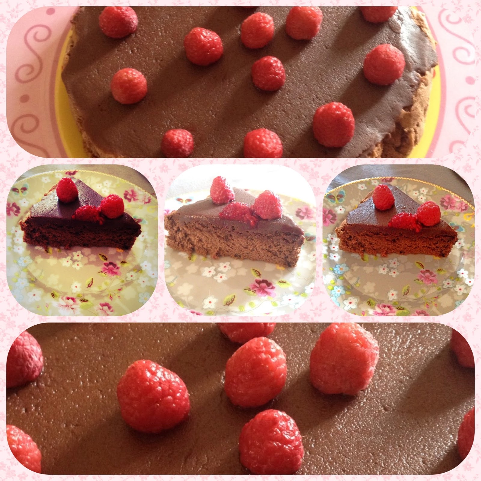 Mes petits Menus: RECETTE DU GATEAU CHOCOLAT FRAMBOISES 6PP/PERS POUR 8 ...