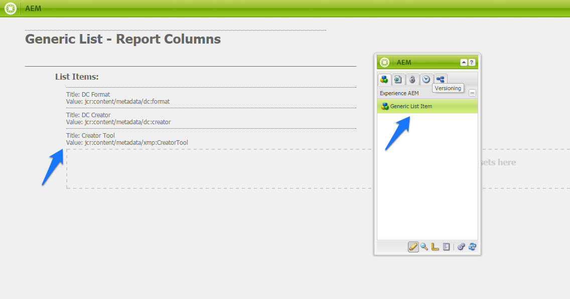 Experiencing Adobe Experience Manager (AEM, CQ): AEM 62 - Adding Dynamic Columns in Asset Reports