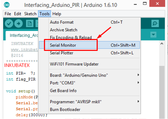 4. Compile and upload the script program above to your arduino. 4. Compile and upload the script program above to your arduino.