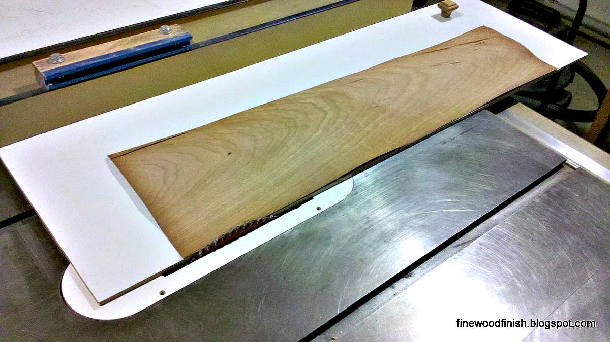 Fine Wood Finishing: Cutting veneer easier