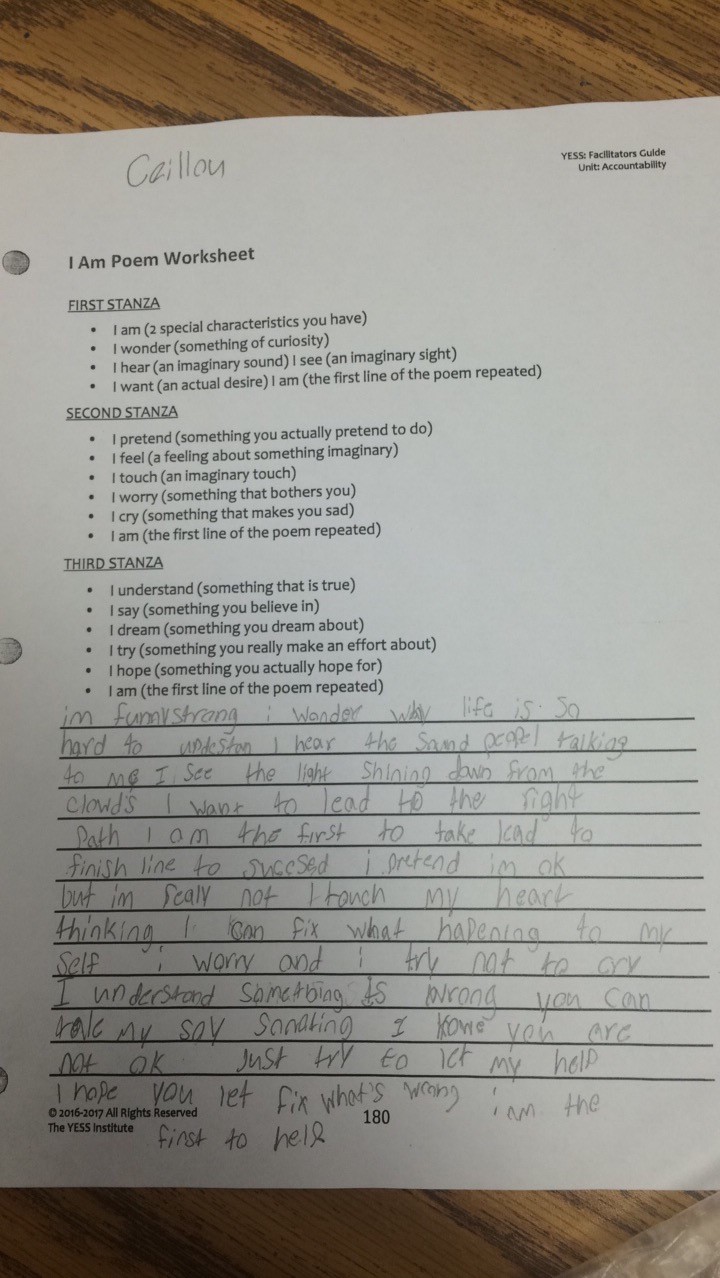 The YESS Institute at Shaw Heights Middle School: Civil Rights, Poetry ...