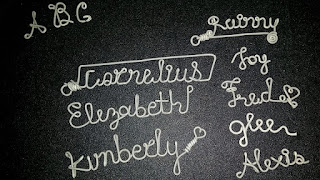 WIRE WRITING SECRETS - HOW TO MAKE PERSONALIZED WIRE NAME JEWELRY ...