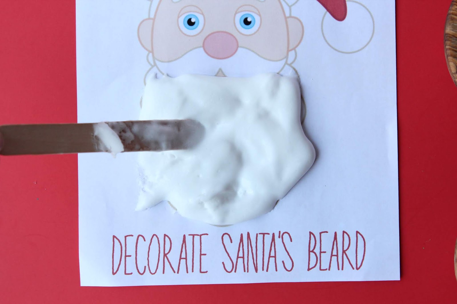 The Blue Barn: Decorate Santa's Beard