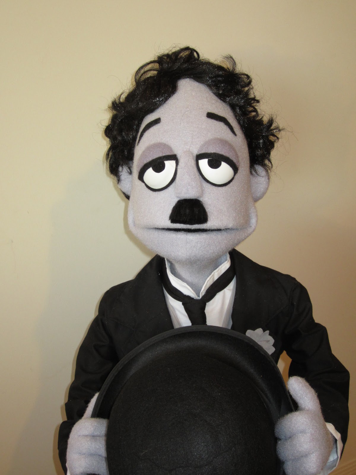 jarrod boutcher puppets: CHARLIE CHAPLIN PUPPET