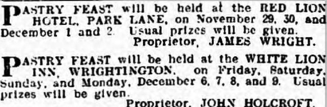 Chorley's Inns and Taverns: Wrightington - White Lion Inn