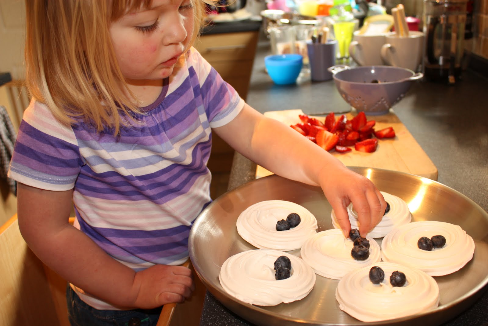 Mellow Mummy: Cooking With Children :: Fruity Meringue Nests Recipe ...