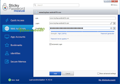 Sticky Password Premium 8.0.7.78 Full Version | Tempat Nongkrong Gratis!!!