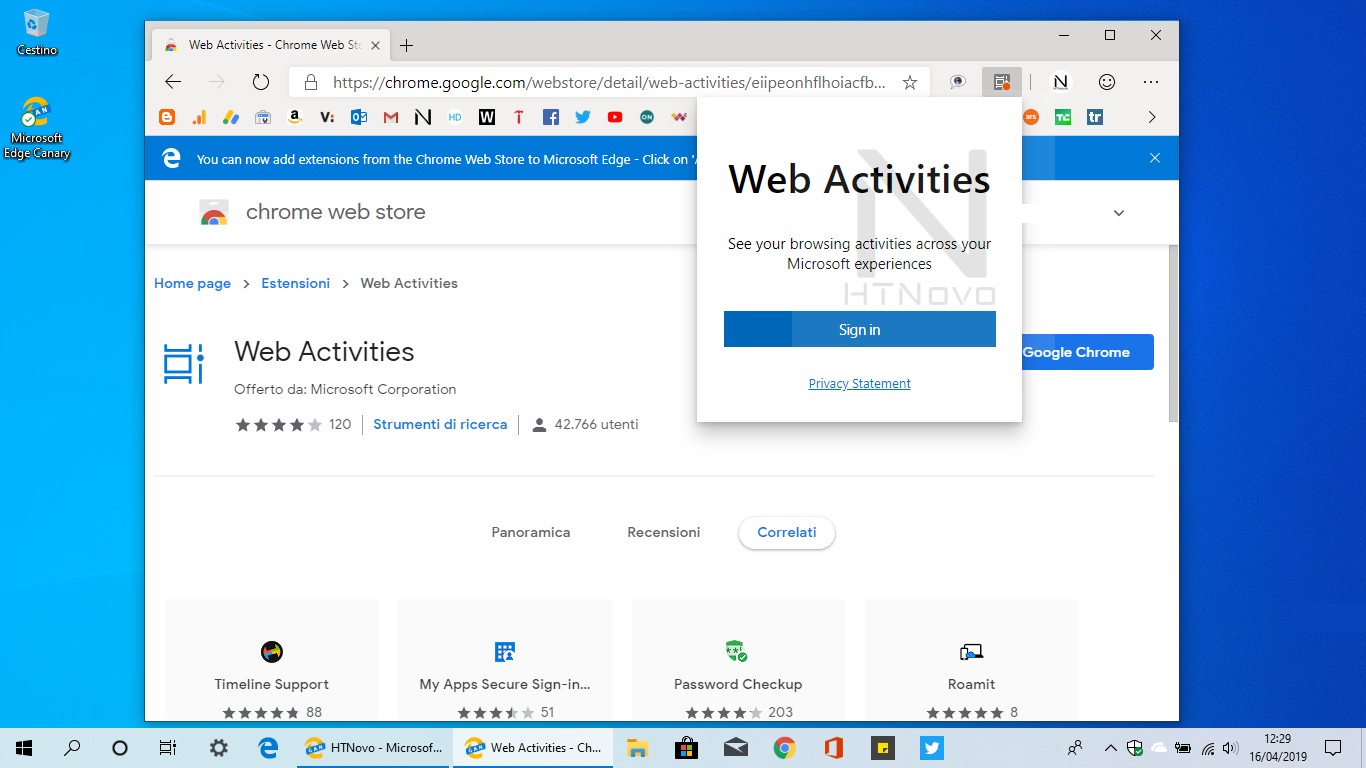 Come visualizzare Edge Chromium-based in Windows Timeline e Microsoft ...