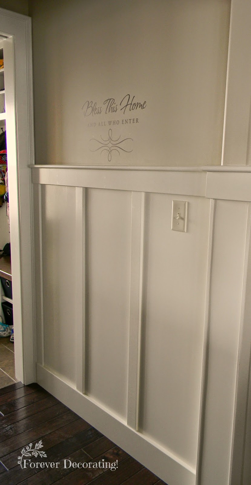 Forever Decorating!: Wainscoting To The Rescue!