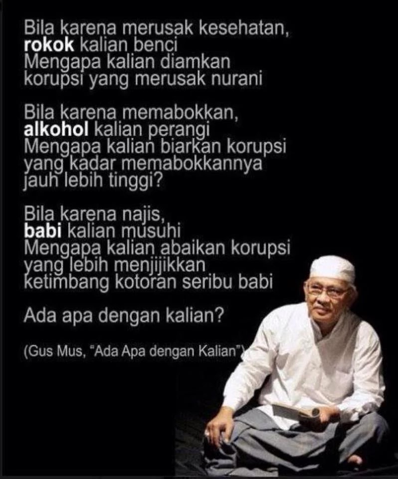 50+ Kata Kata Bijak Gus Mus