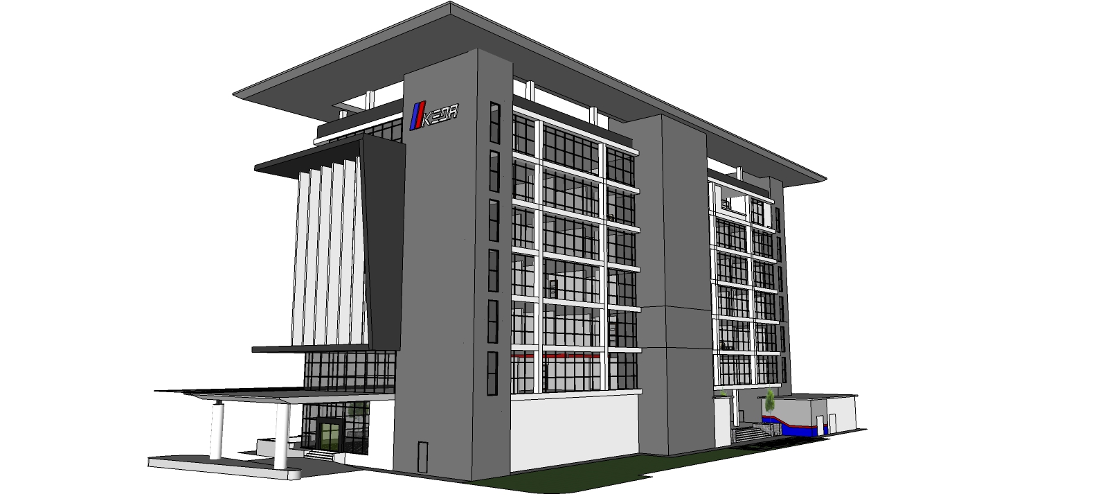 3D model Bangunan - Bina Rumah Idaman