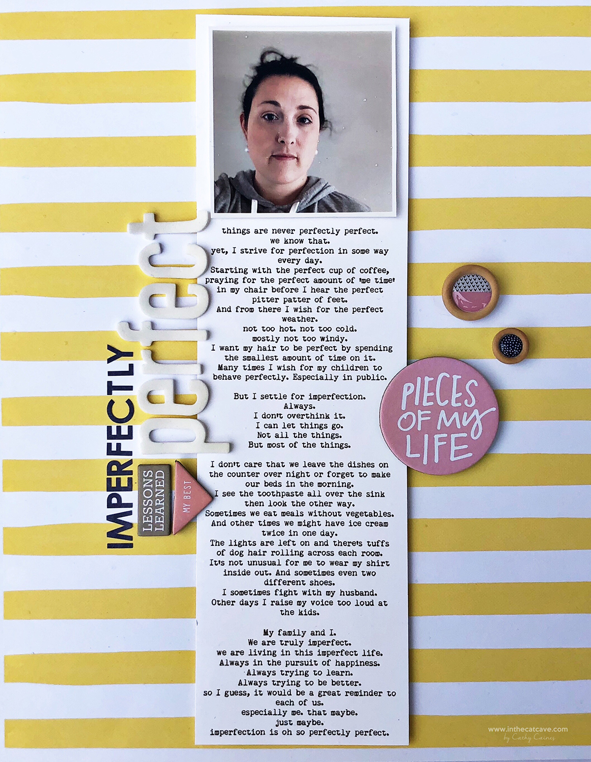 In The Cat Cave: Imperfectly Perfect | Simple Scrapper SPARK Magazine