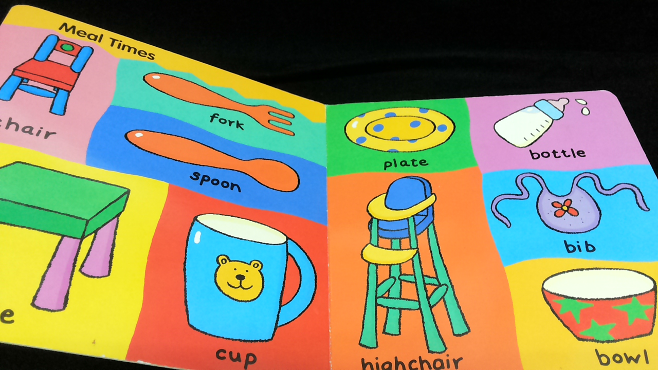 Kid Books Blog: 668.First abc / First dictionary / At Home baby's first ...