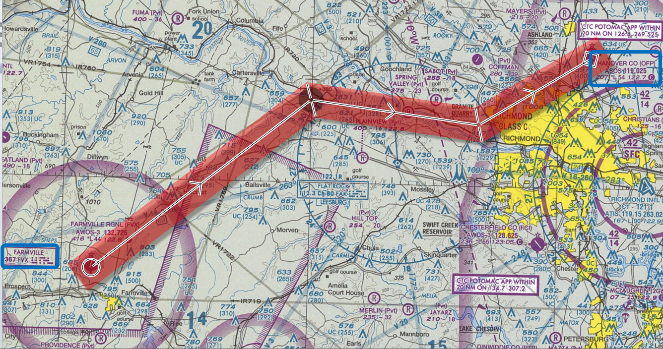 From Private to Professional Pilot: First Dual Cross Country Flight ...