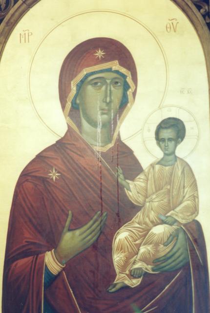 >Weeping Icons - Author Susan Cushman