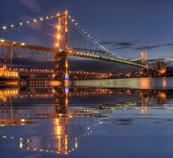 SÓ GIFs. ╬╬ ╬╬ ╬╬ ╬╬ ╬╬ : Ponte Hercílio Luz - Florianópolis - SC.
