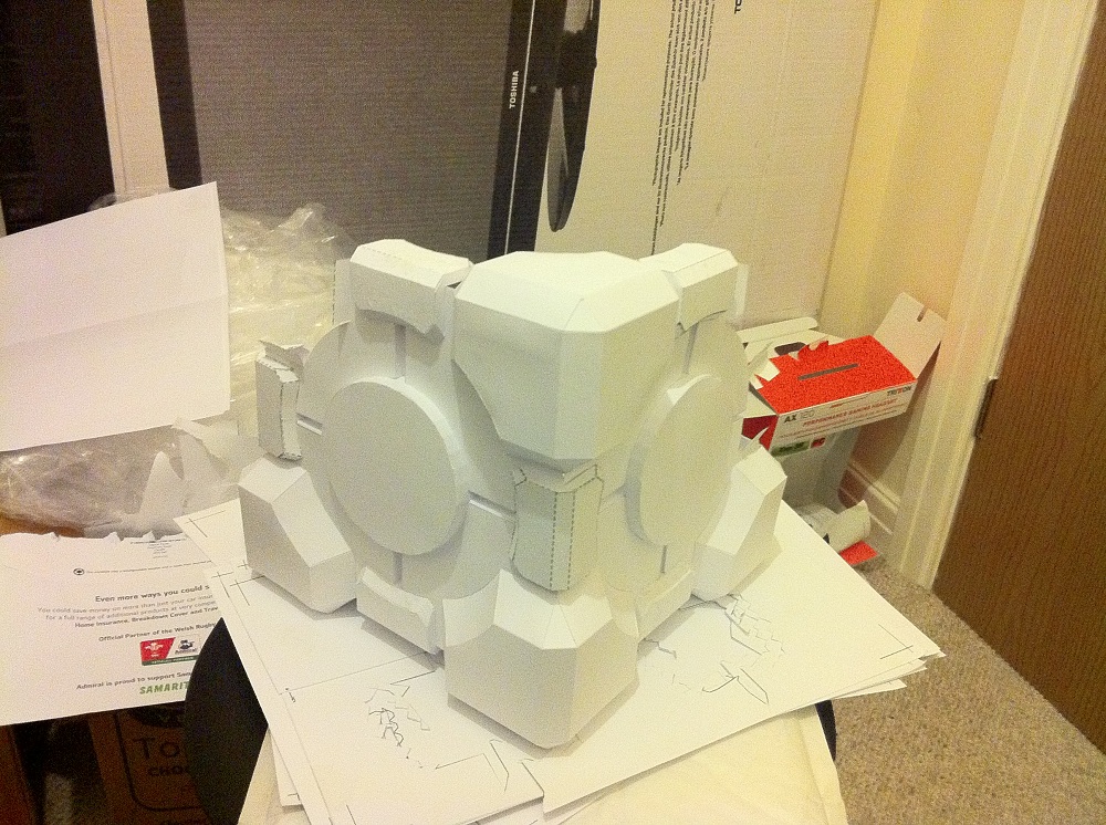 How to make a companion cube from portal: Building a Companion Cube