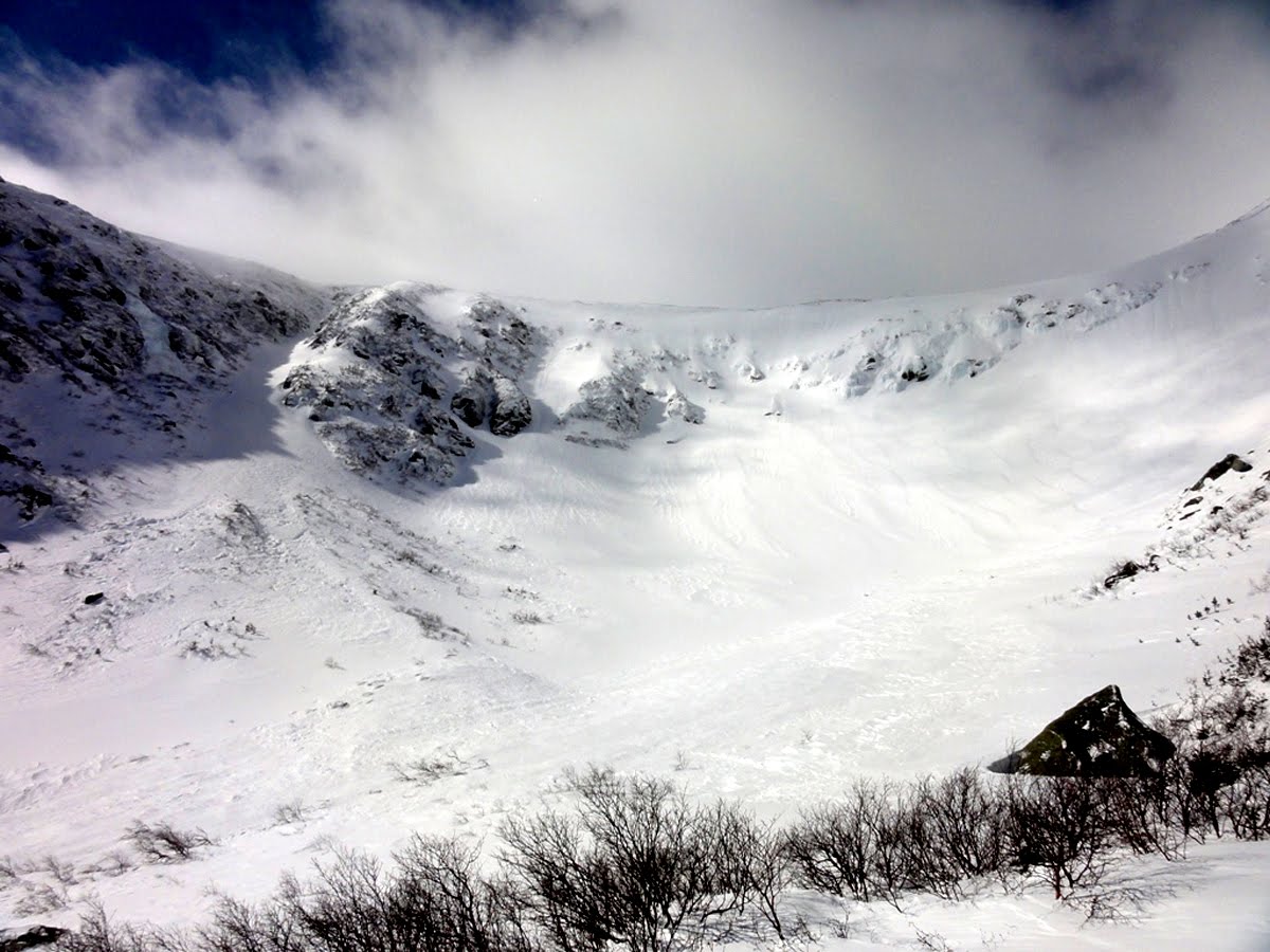 White Mountain Sojourn: 3-6-11 More Pix of Tuckerman Ravine as Snow ...