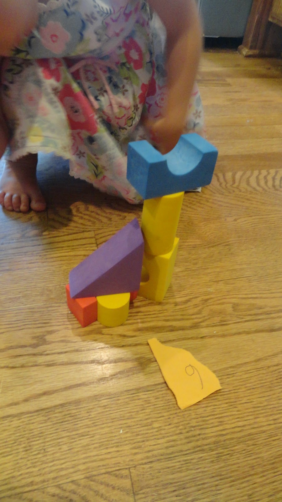 Create, Play, Teach: Building block towers- One-to-One Correspondance