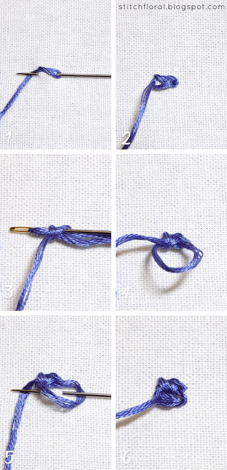 Braid stitch & Plaited braid stitch - Stitch Floral