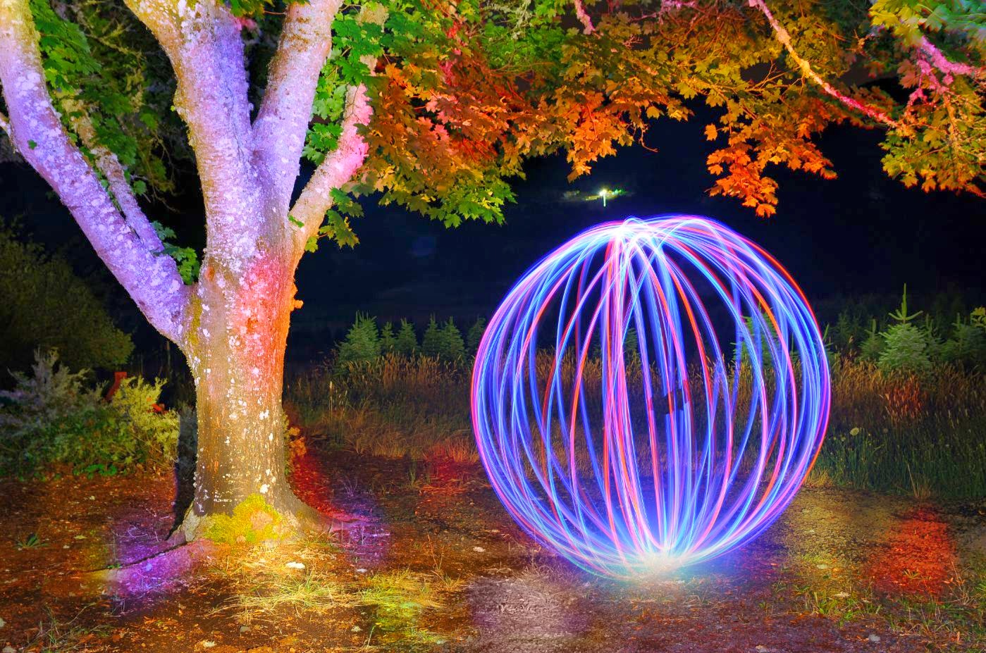 Orbs – Long Exposure Light Painting Photography