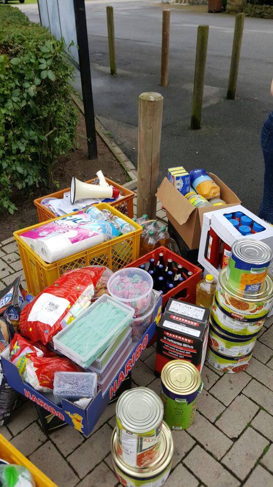 Zeltlager und Aktionen : Fleißiges Packen!