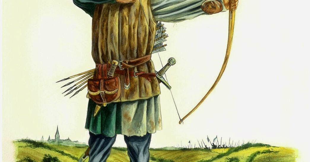 Andrea Modesti Art and Illustration: English Longbowman, 1346 AD