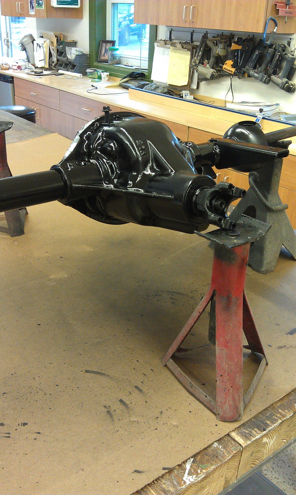 1967 Jeep CJ5 restoration: Front axle