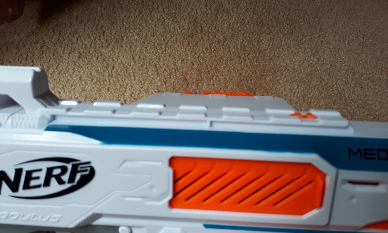 Outback Nerf: Review: Nerf Modulus Mediator (Aus grey trigger)