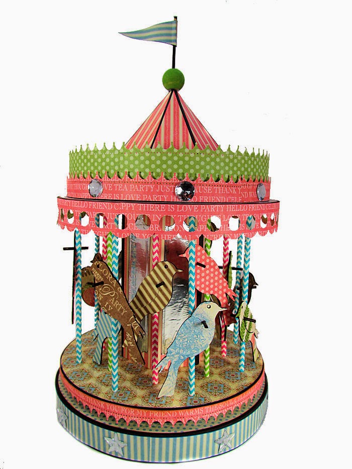 The Gentleman Crafter: Liya Kate's Birthday Bird Carousel...
