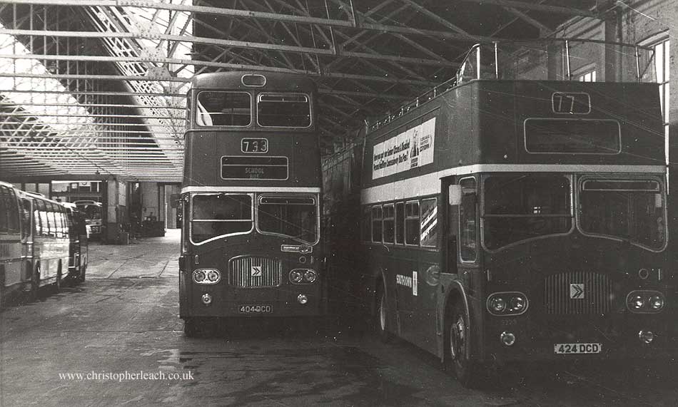 Busworld Photography: 1980: Freshfield Road Coach Depot