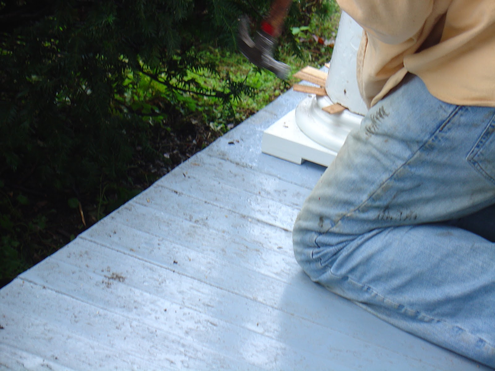 Life at Pugsley: Porch Column Bases 6: Just how crucial is it to secure ...