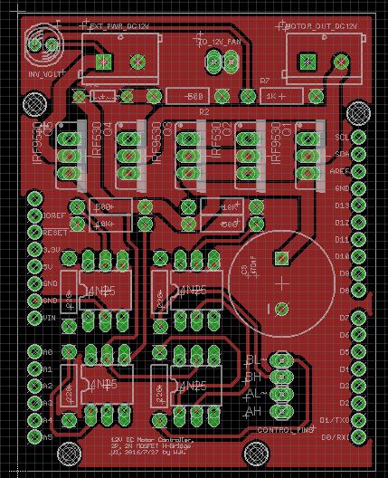Blog of Wei-Hsiung Huang: DIY H Bridge Shield for Arduino Uno