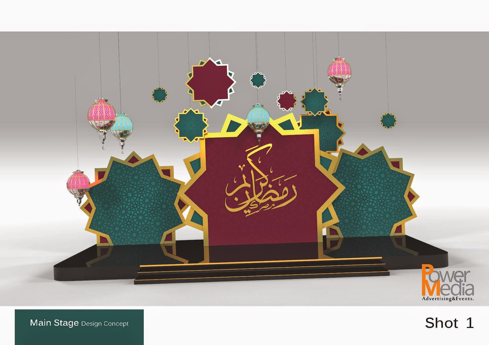 Rehman Rashad: Stage Design - Islamic Theme
